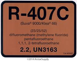 C & R Products 4407 - R-407C (FX10) Refrigerant Labels